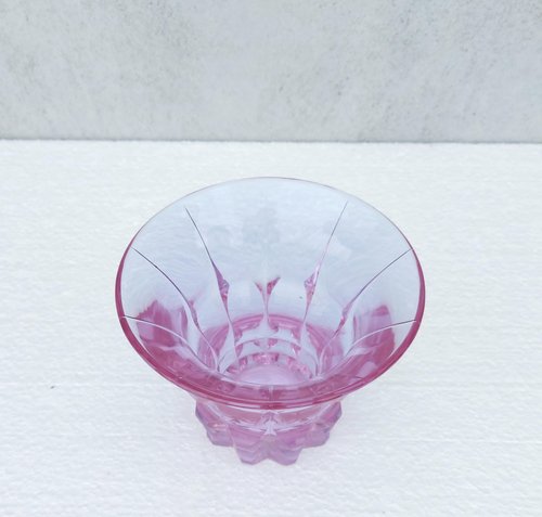 Alexandrite Glass Vase from Moser Karlsbad, Czechoslovakia, 1930 for ...