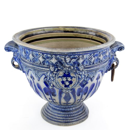 19th Century Pottery Flower Pot for sale at Pamono