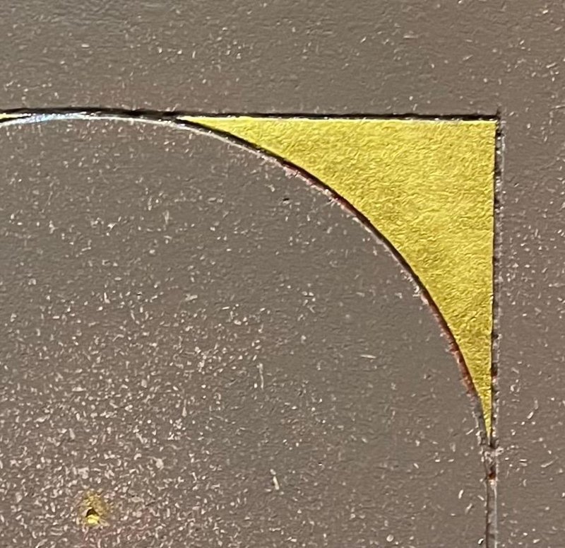 Aryana Gyselinck, The Sacred Geometry of Aries, Acrylic and Gold Leaf ...