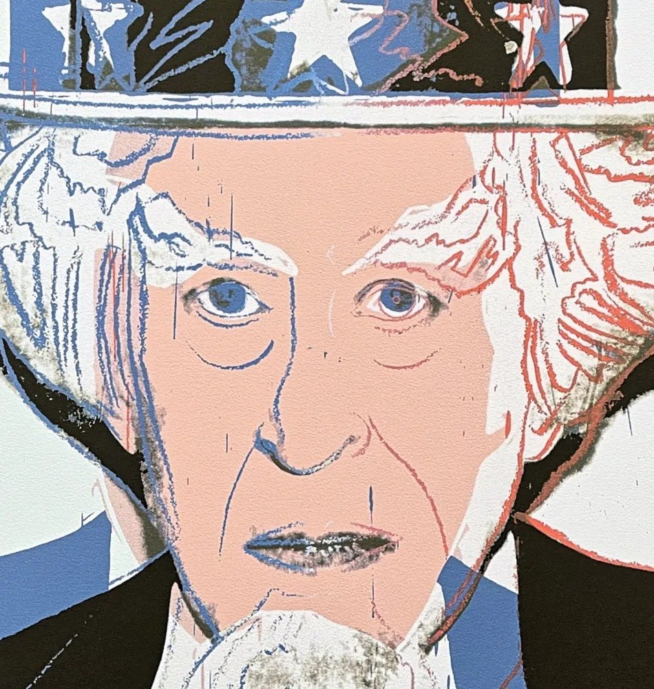 After Andy Warhol, Uncle Sam, 1980s, Print for sale at Pamono
