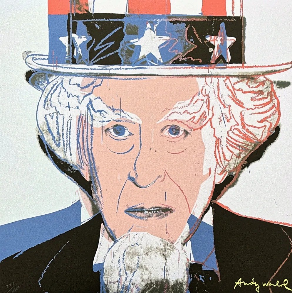 After Andy Warhol, Uncle Sam, 1980s, Print for sale at Pamono