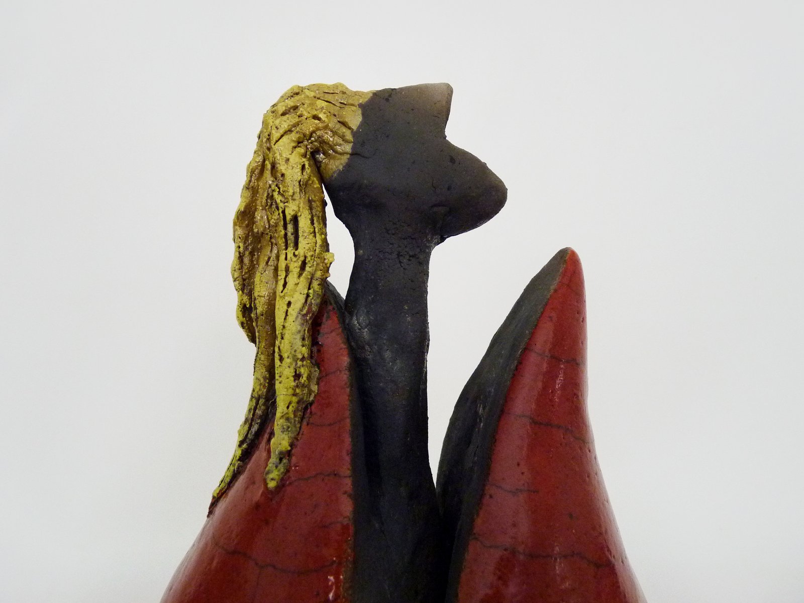 Raku Terracotta Sculpture, 1980s for sale at Pamono