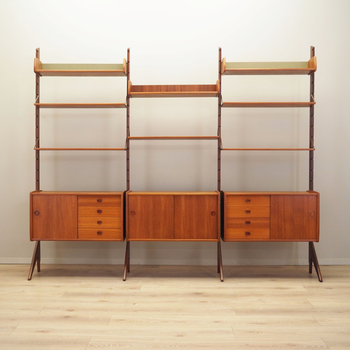 Vintage Norwegian Teak System Bookcase, 1960s for sale at Pamono