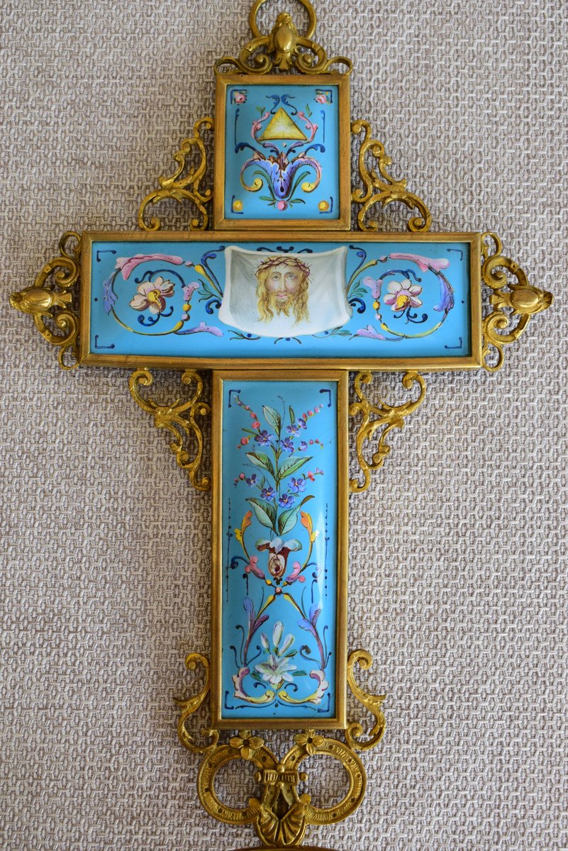 Gilt Bronze Wall Holy Water Font, 1800s for sale at Pamono