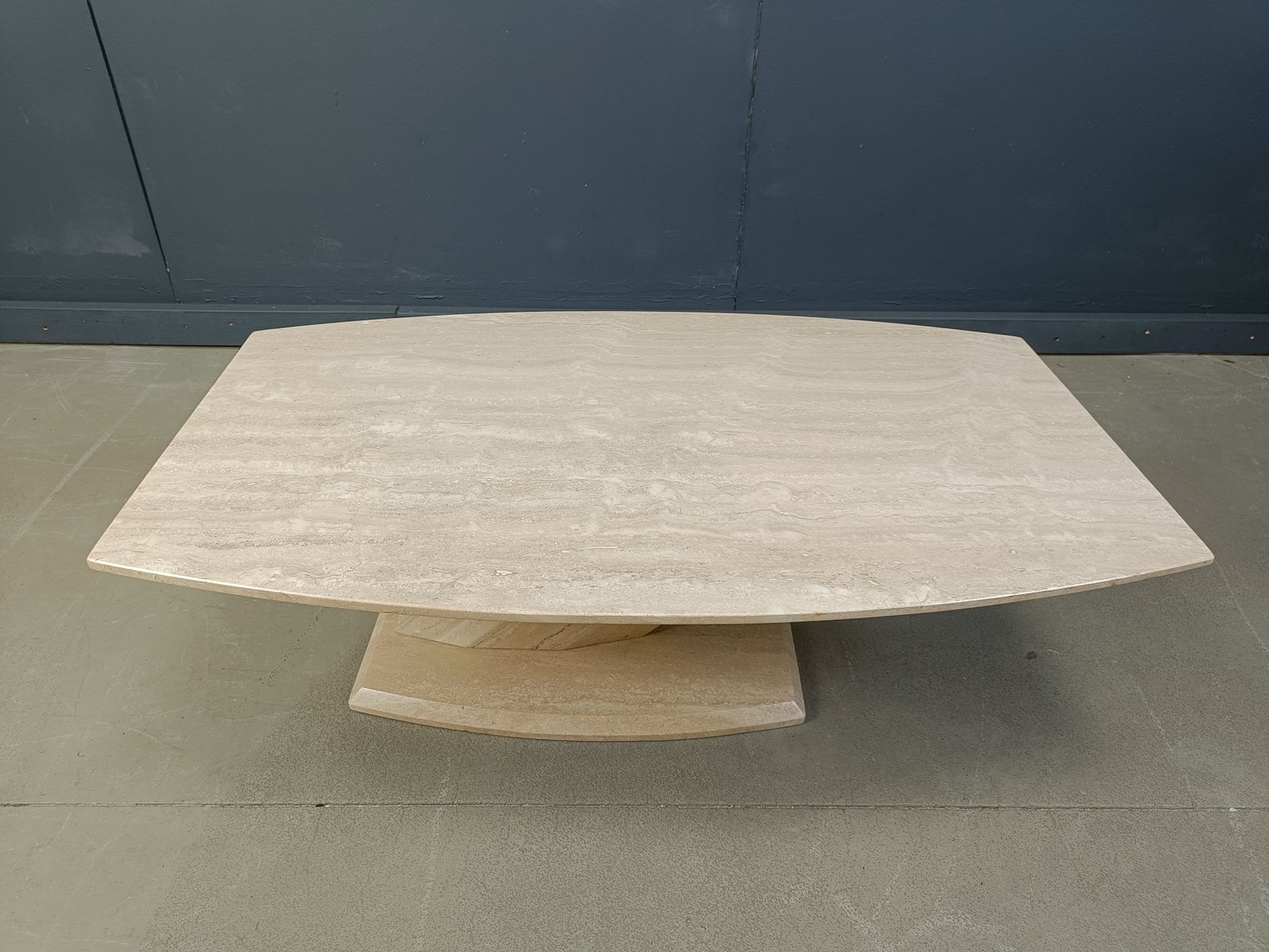 Vintage Travertine Coffee Table, 1980s for sale at Pamono