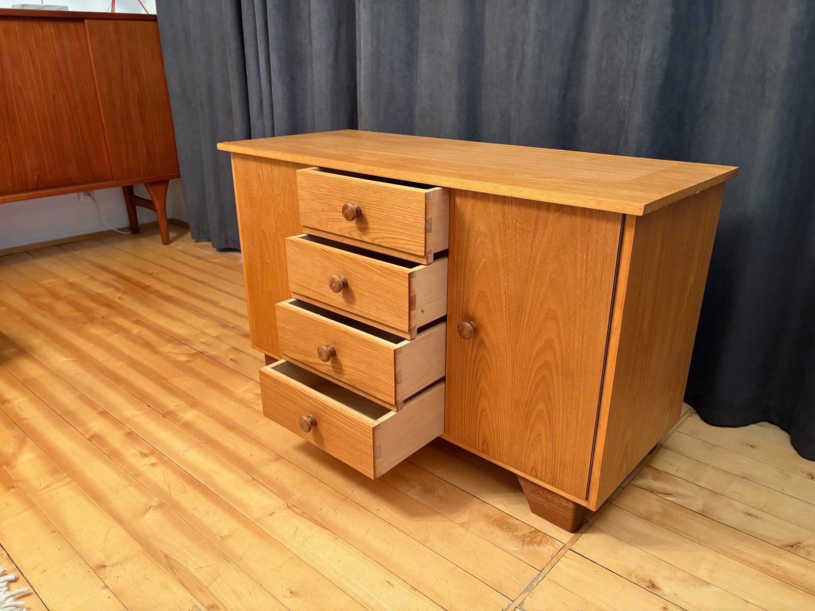 Vintage German Sideboard, 1960s for sale at Pamono