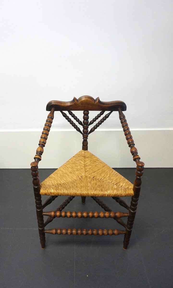 Late 19th-Century Dutch Weaving Chair for sale at Pamono