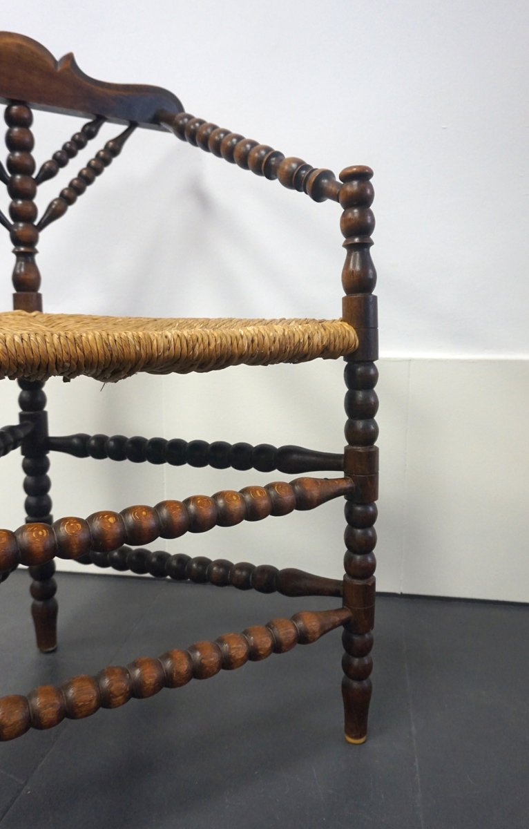 Late 19th-Century Dutch Weaving Chair for sale at Pamono