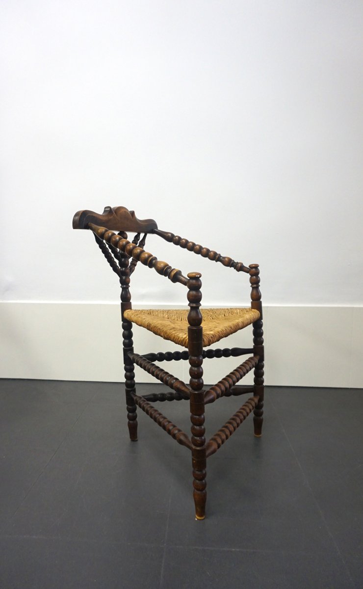 Late 19th-Century Dutch Weaving Chair for sale at Pamono