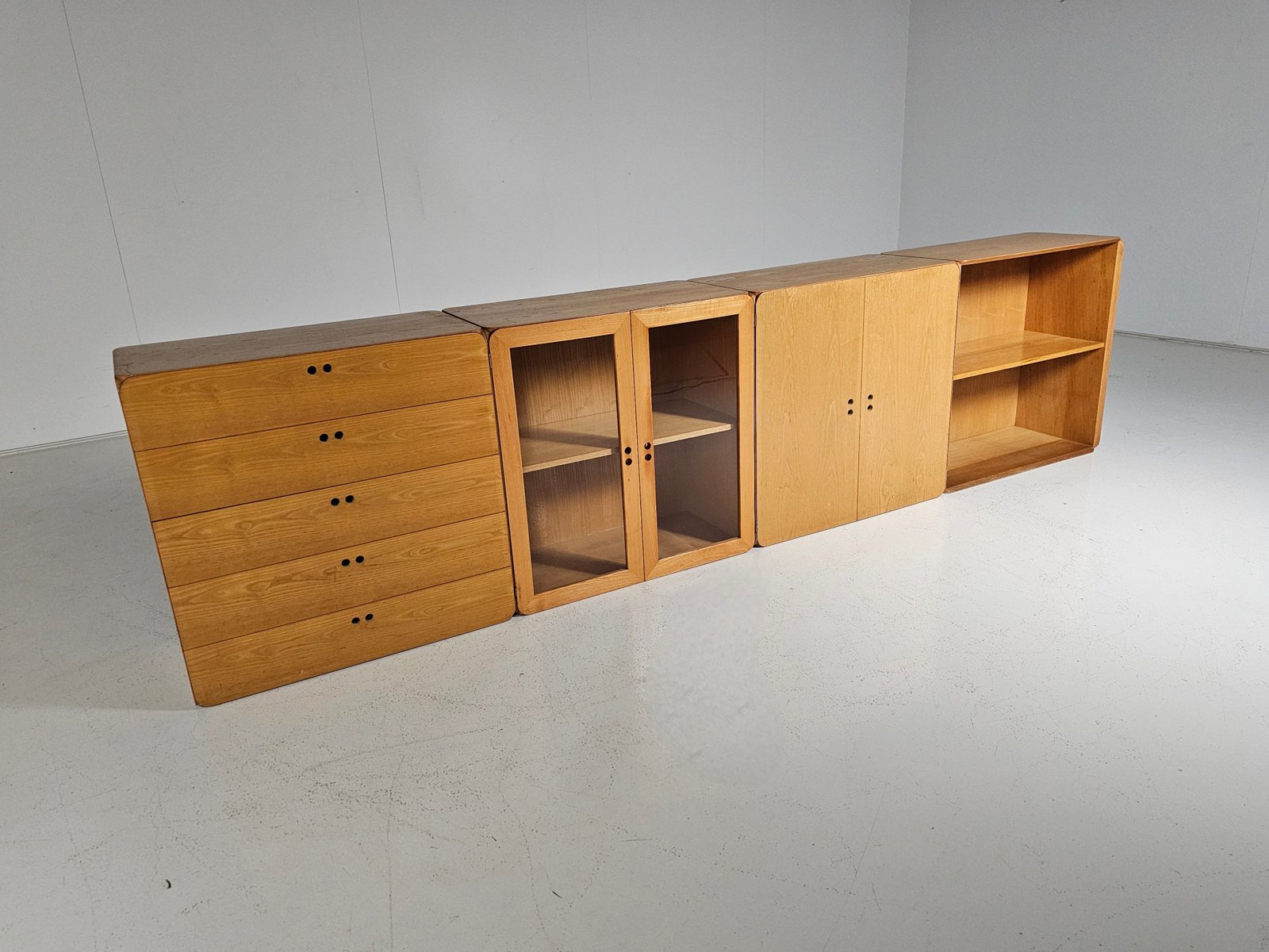 Modular Samara Storage Wall Unit by Derk Jan De Vries for Maisa, 1970s ...