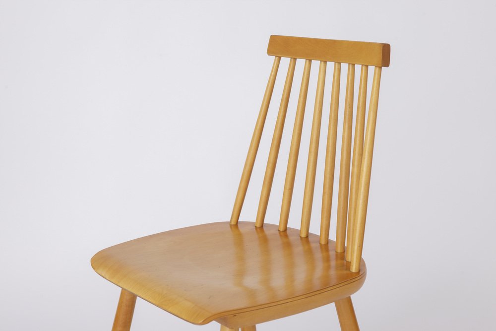 Vintage Scandinavian Swedish Beechwood Pinocchio Dining Chair by Yngve ...