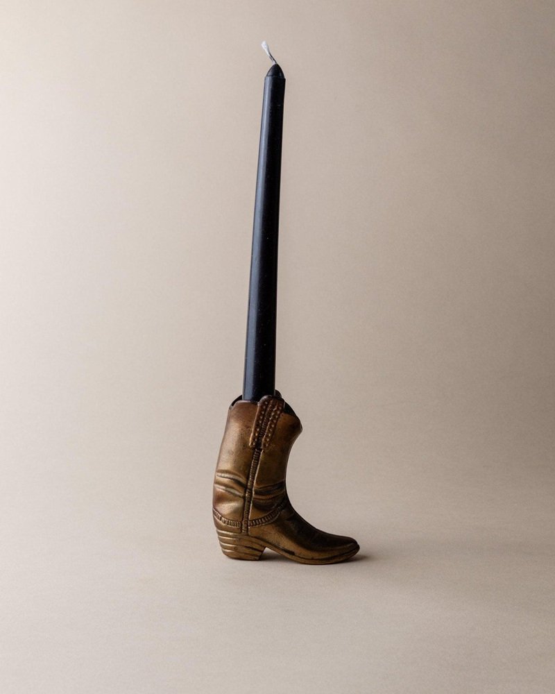 Vintage Brass Cowboy Boot Figurine, 1980s for sale at Pamono