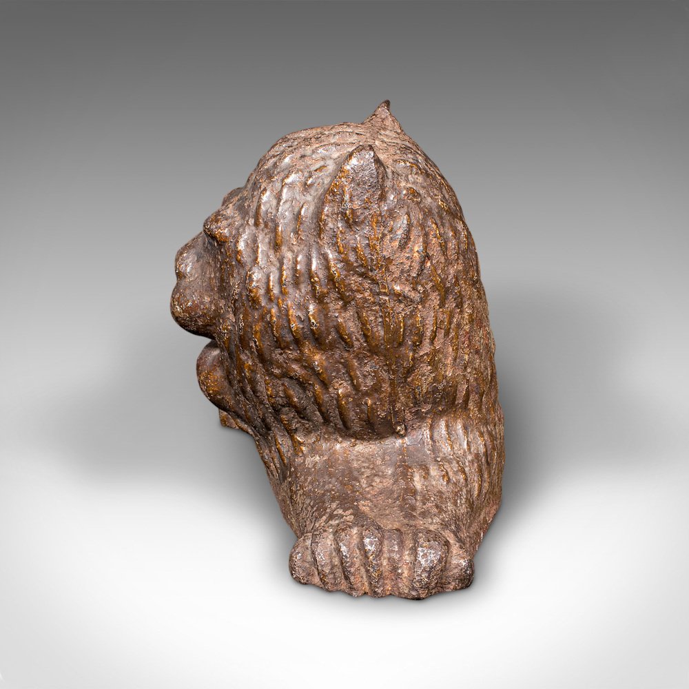 English Cast Iron Figurative Door Keeper, 1850 for sale at Pamono