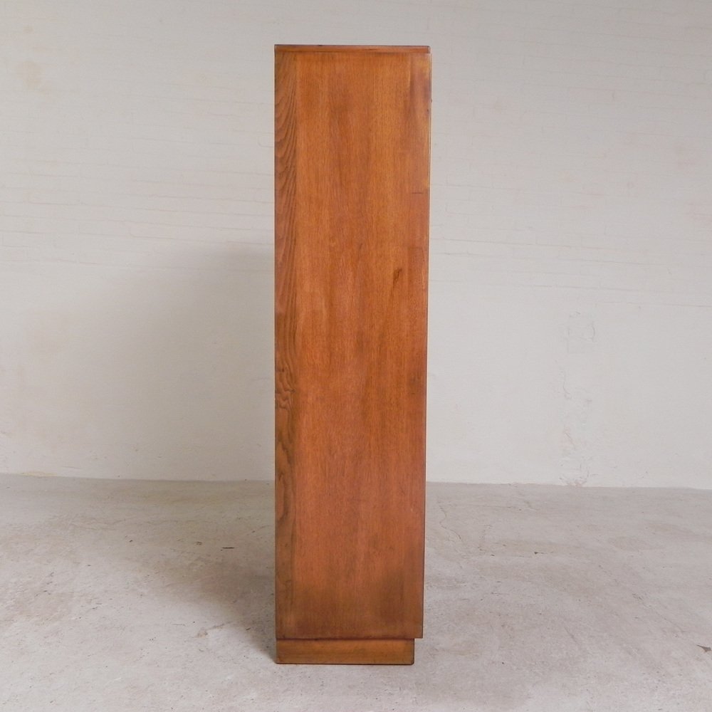 Oak Roller Shutter Box with Two Shutters, 1950s for sale at Pamono