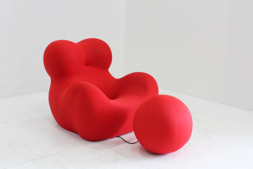 La Mamma Up5 Lounge Chair with Ottoman by Gaetano Pesce for B&B Italia ...