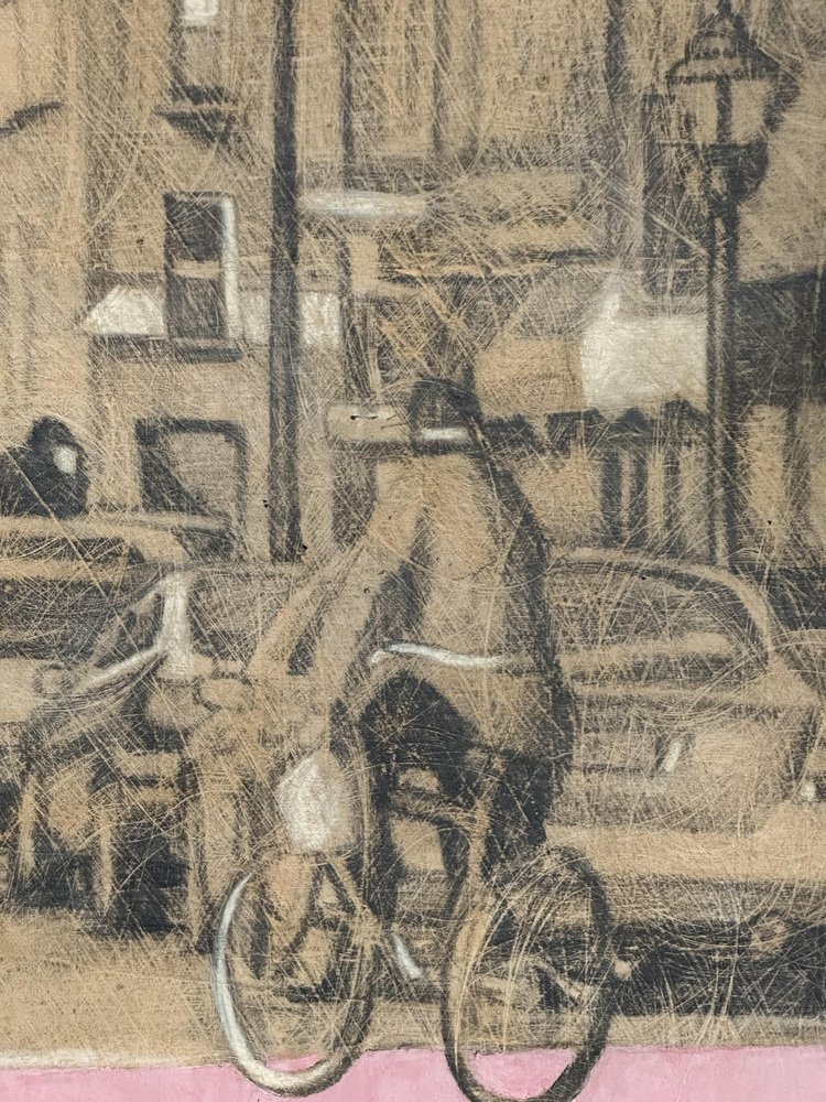 Luca Zampetti, The Snubbing Security of Paris, 2003, Graphite and ...