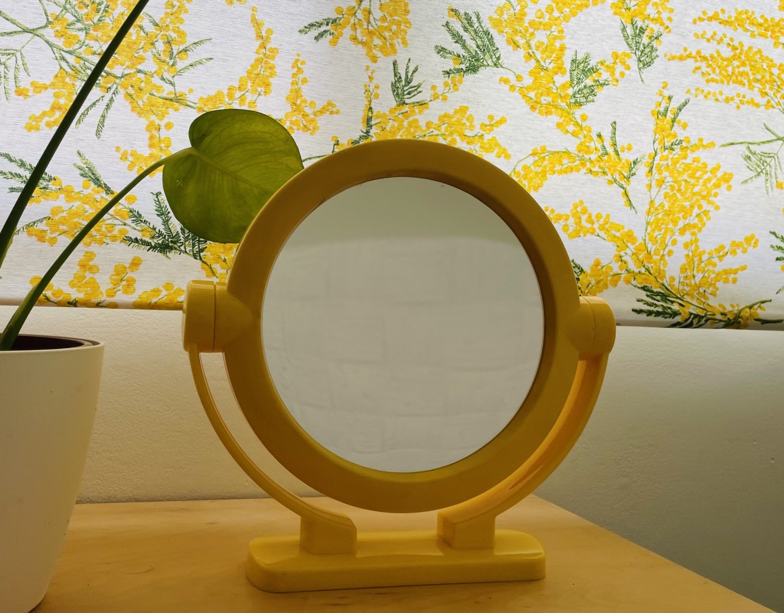 Mid-Century Modern Rotating Double-Sided Magnifying Parlour Mirror ...