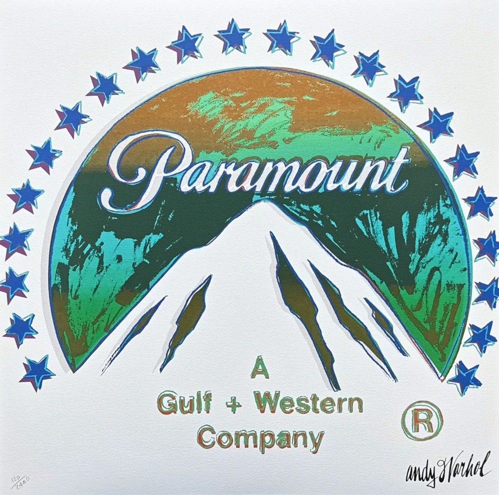 After Andy Warhol, Paramount White-Green, 1980s, Print for sale at Pamono