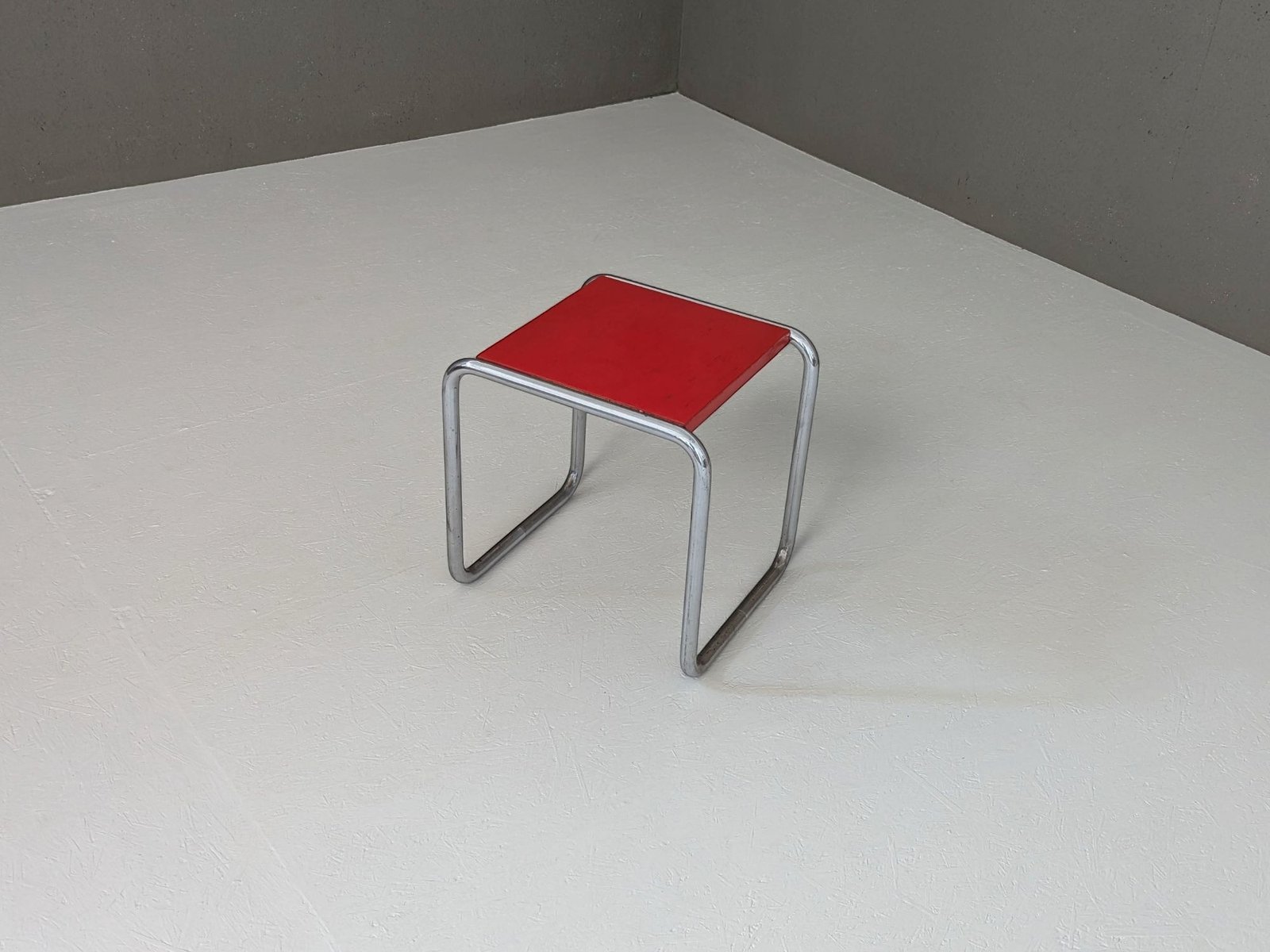 Early B 9/S Bauhaus Canteen Stool by Marcel Breuer for Thonet, 1930s ...