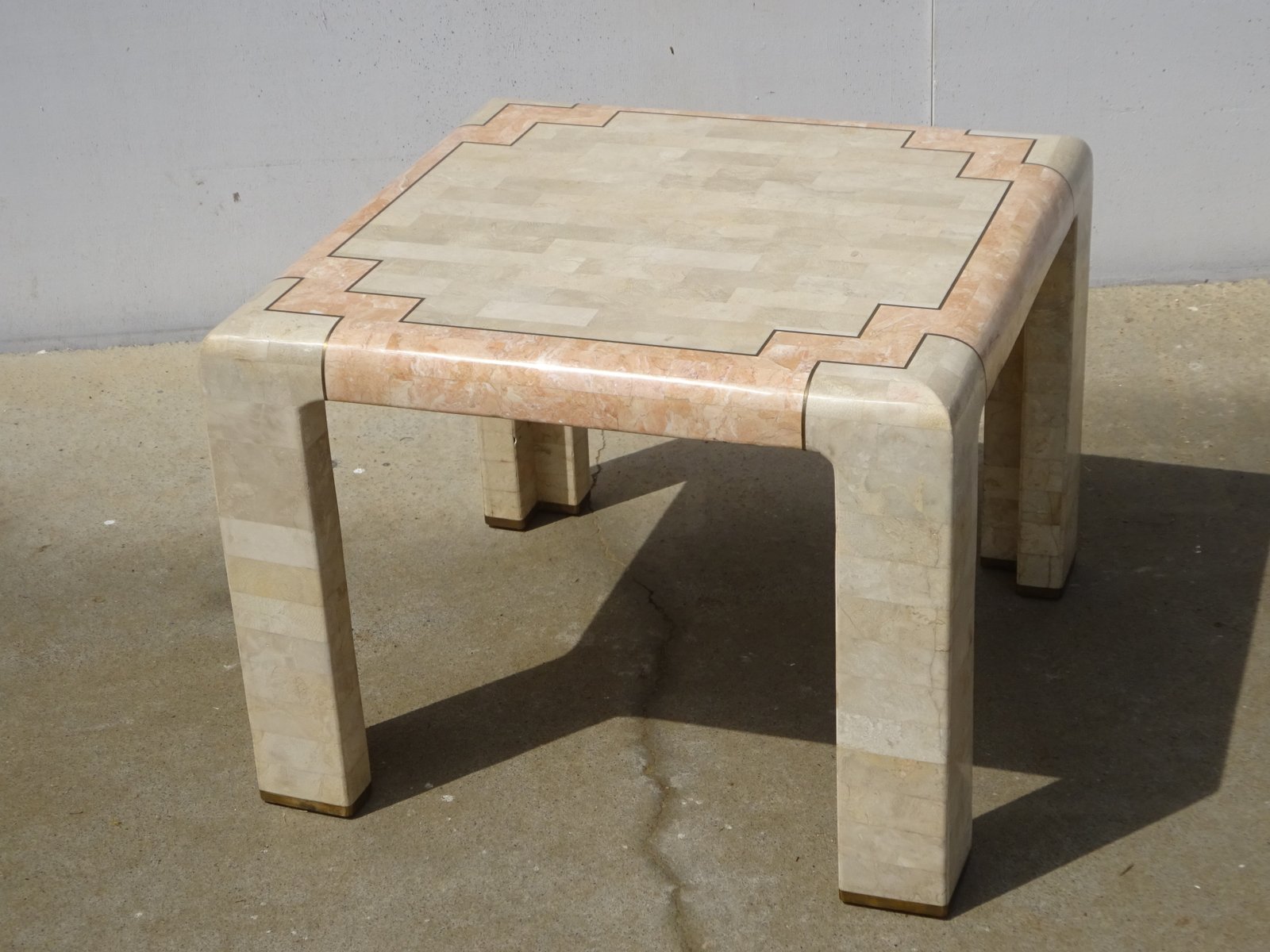 Stone Marquetry Living Room Table, 1950s for sale at Pamono