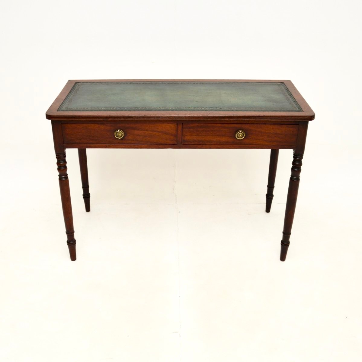 Georgian Leather Top Writing Desk, 1800s for sale at Pamono