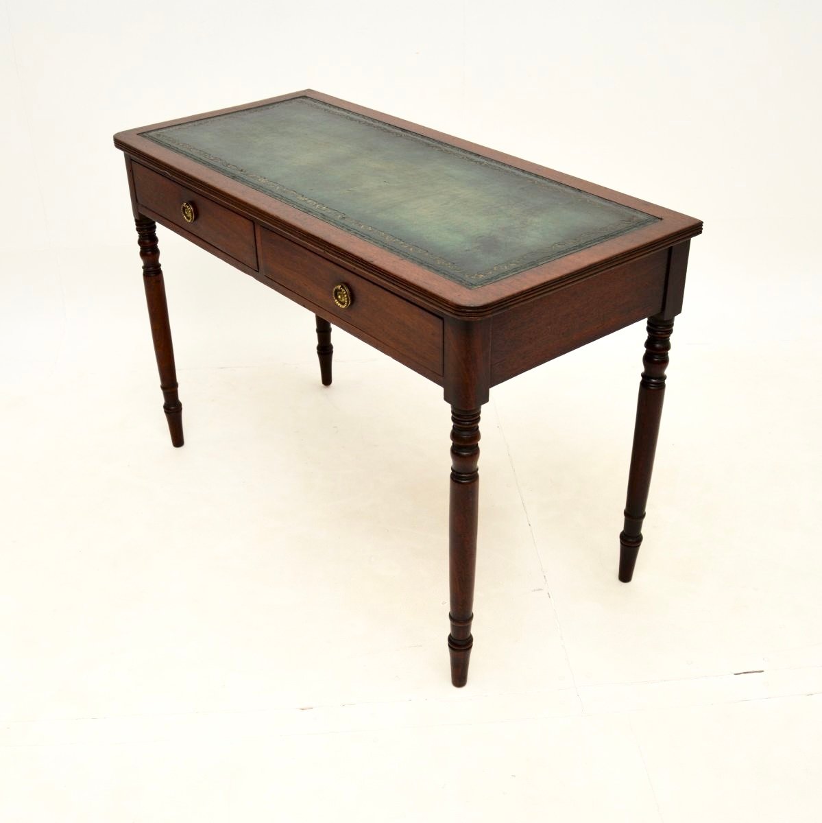 Georgian Leather Top Writing Desk, 1800s for sale at Pamono