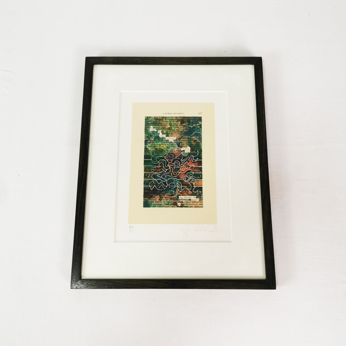 Tom Phillips, A Humument, 1970s, Lithograph for sale at Pamono