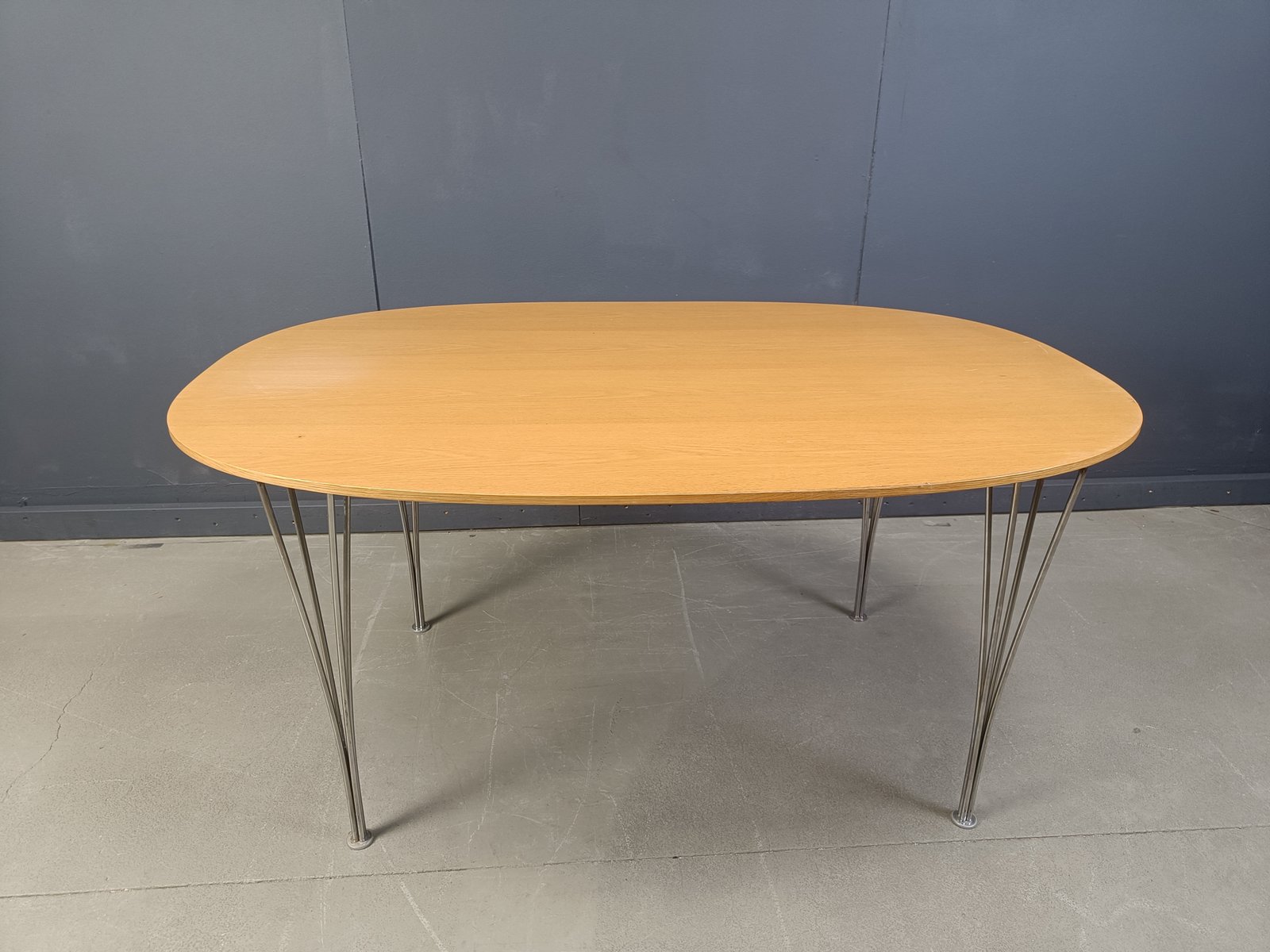 Superellipse Table by Bruno Mathsson and Piet Hein for Fritz Hansen ...