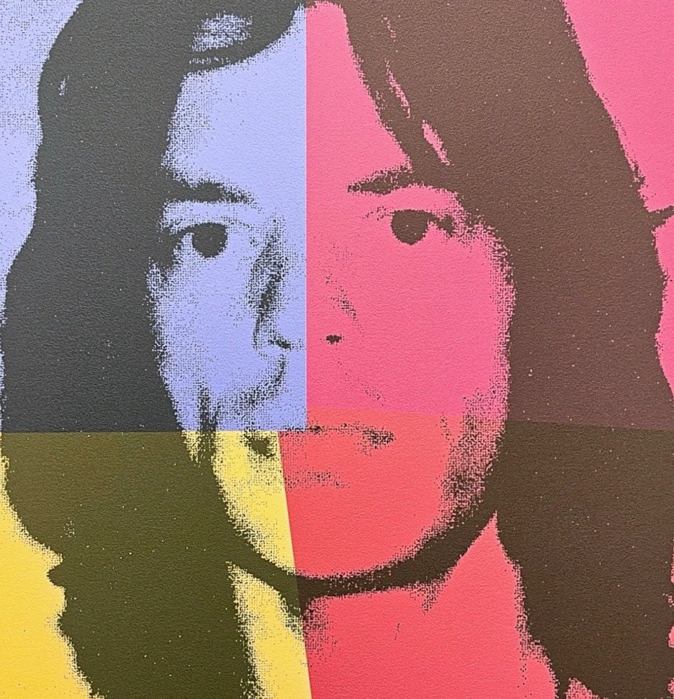 After Andy Warhol, Mick Jagger Colored, 1980s, Print for sale at Pamono