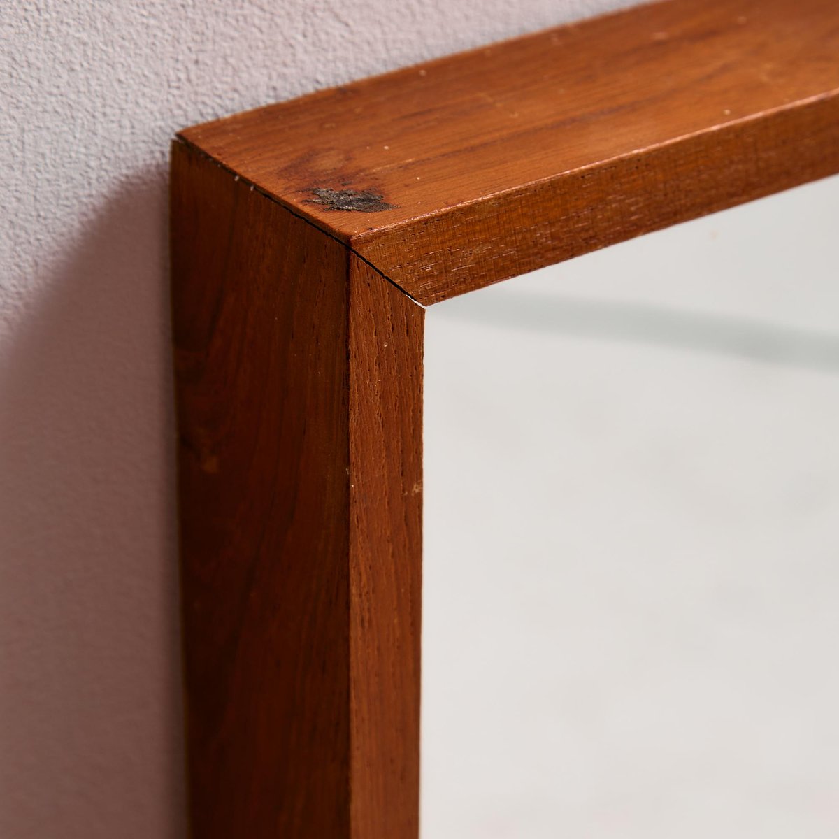 Teak Framed Mirror, 1960s for sale at Pamono