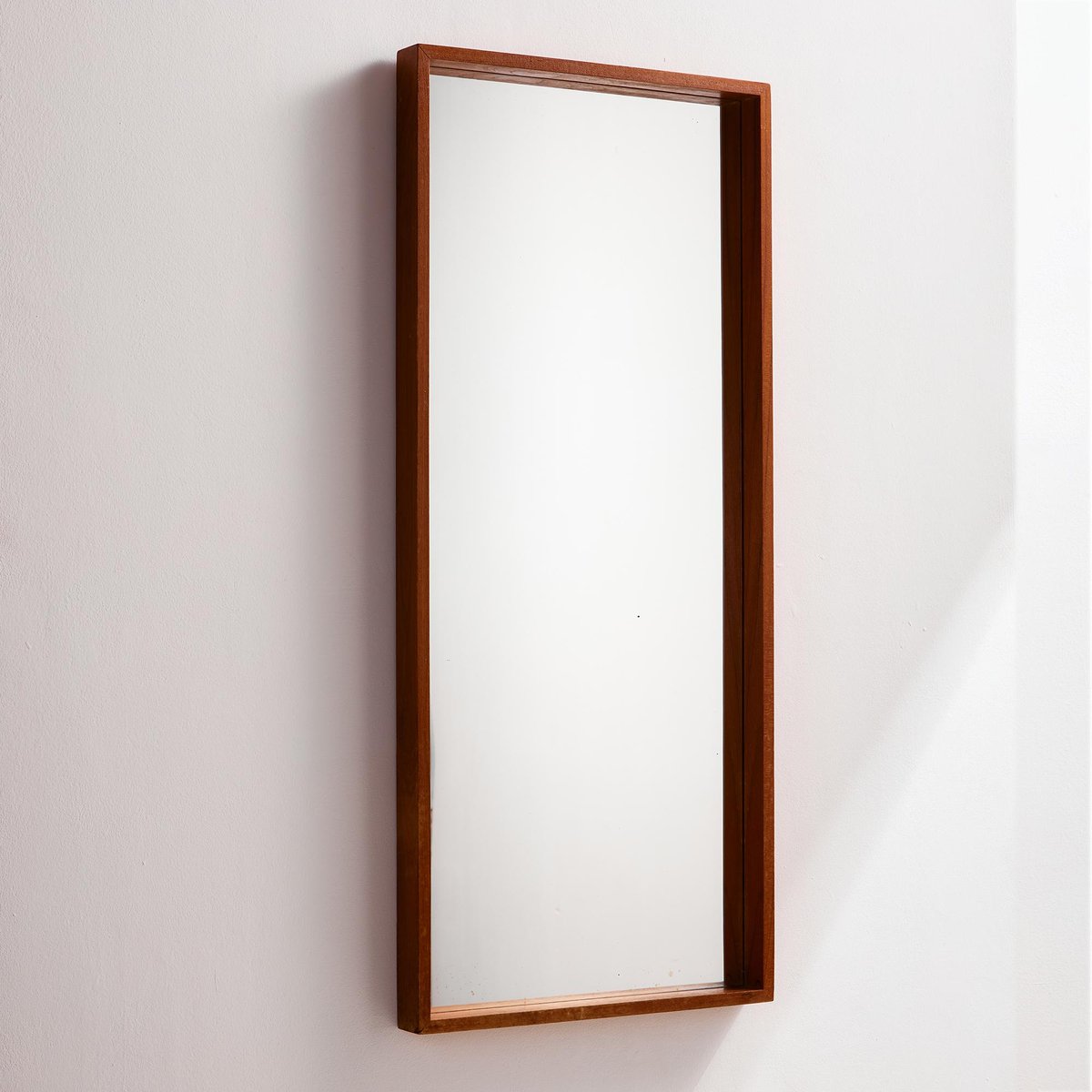 Teak Framed Mirror, 1960s for sale at Pamono