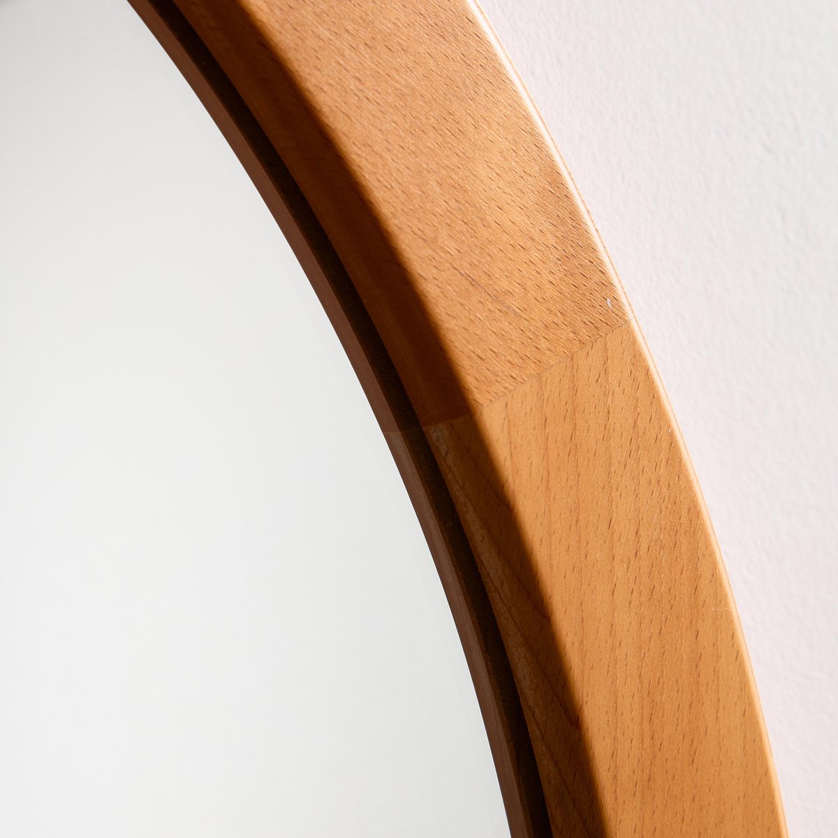 Beech Framed Mirror by Aksel Kjersgaard for sale at Pamono