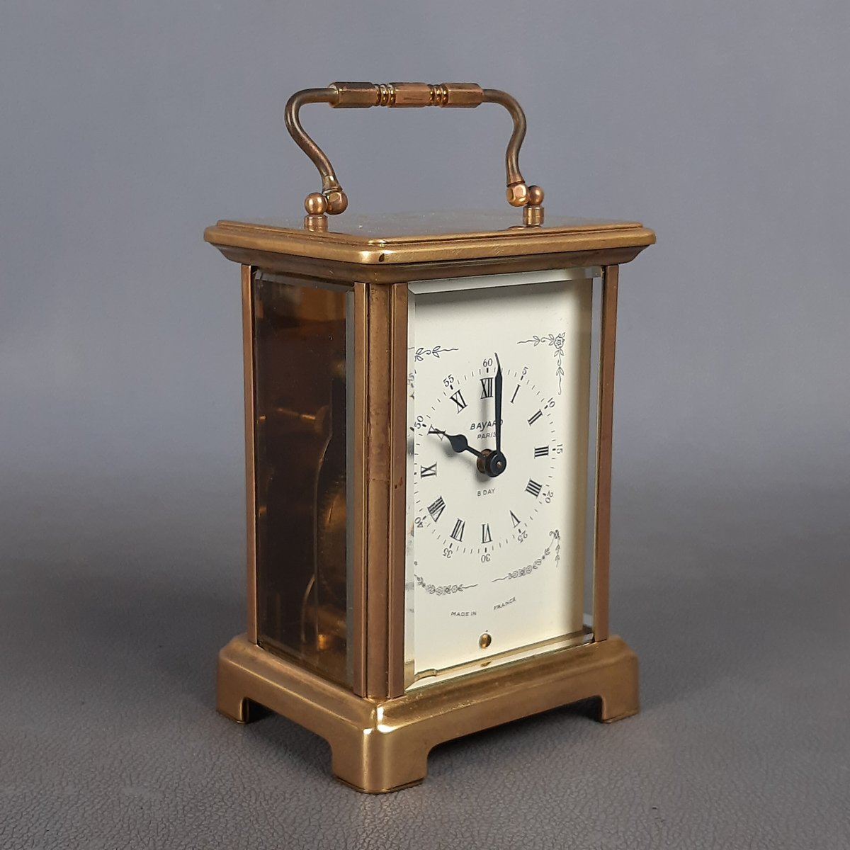 Brass Mechanical Carriage Clock from Bayard Paris, Duverdrey & Bloquel ...
