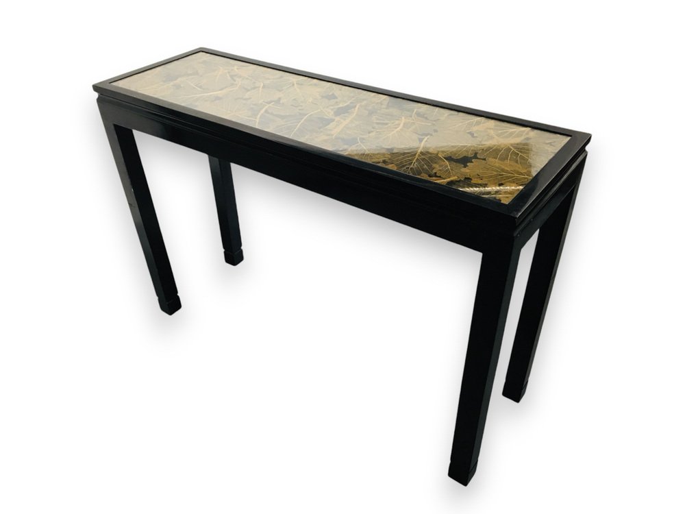 Japanese Lacquer Console Table for sale at Pamono