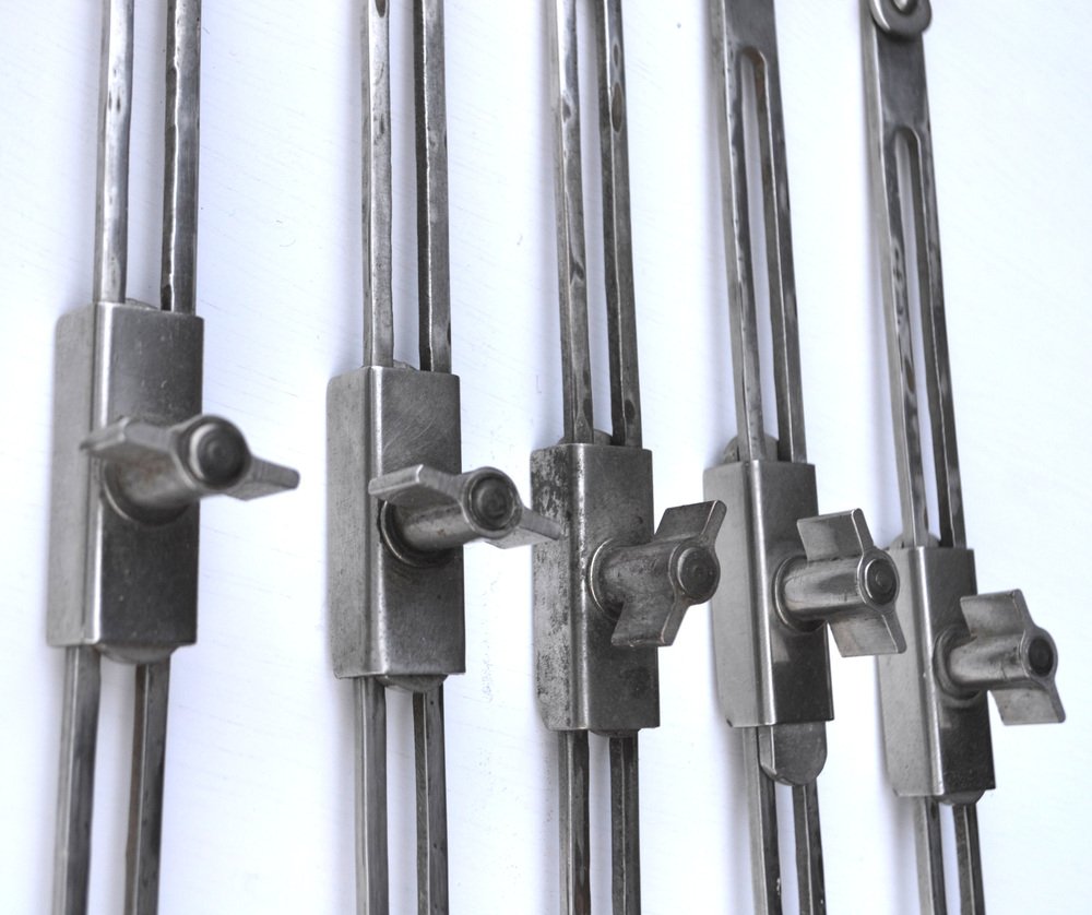 Modernist Window Braces, 1930s, Set of 5 for sale at Pamono
