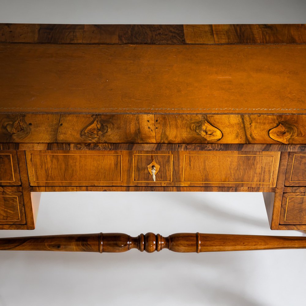 Biedermeier Writing Desk in Walnut, 1830s for sale at Pamono