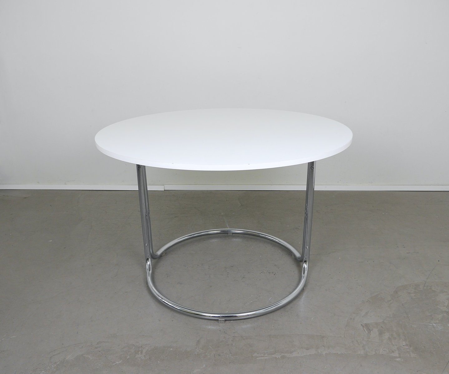 Dining Table Set with 4 Tubular Steel Cantilever Chairs by Läsko ...