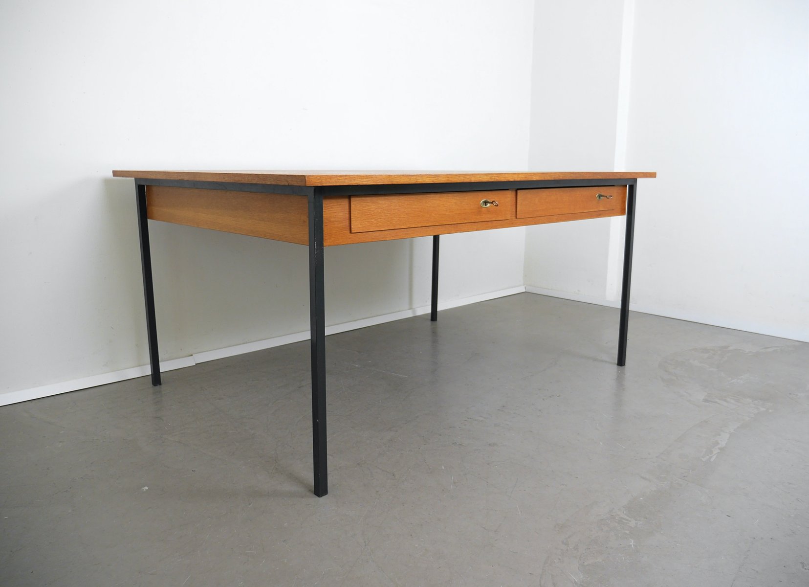 Ash Wood Workbench with Square Frame, Germany, 1960s for sale at Pamono