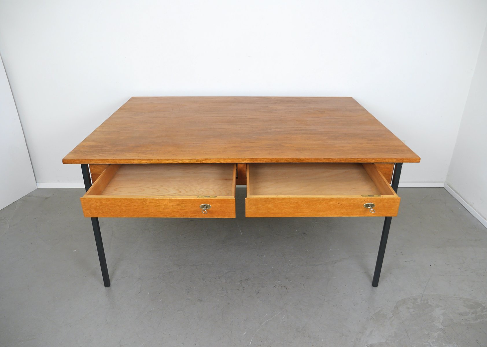 Ash Wood Workbench with Square Frame, Germany, 1960s for sale at Pamono