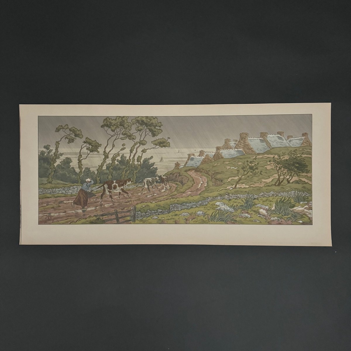 Henri Rivière, La Féérie des Heures: L'Averse, Lithograph for sale at ...