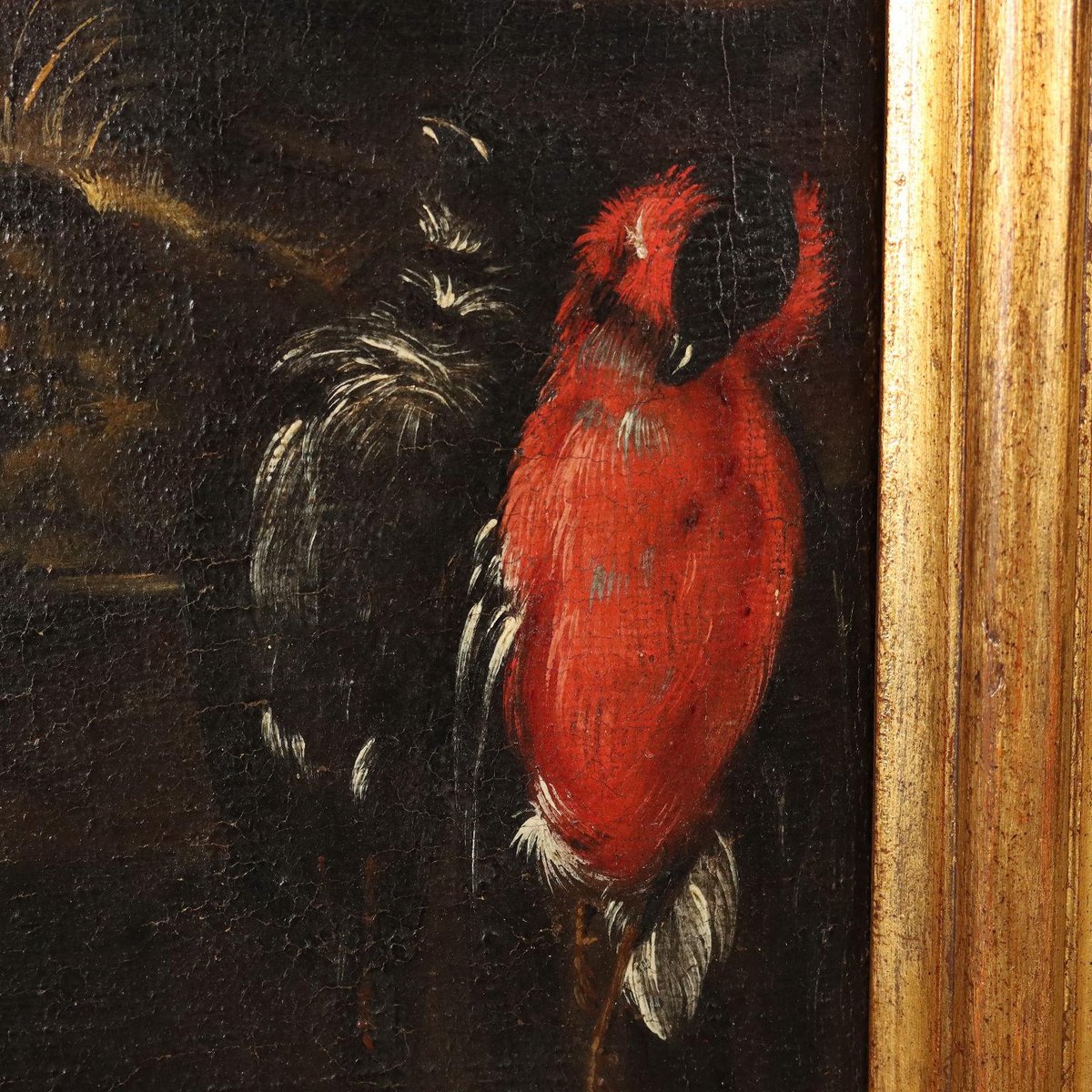 Still Life with Hare and Birds, Oil Painting for sale at Pamono