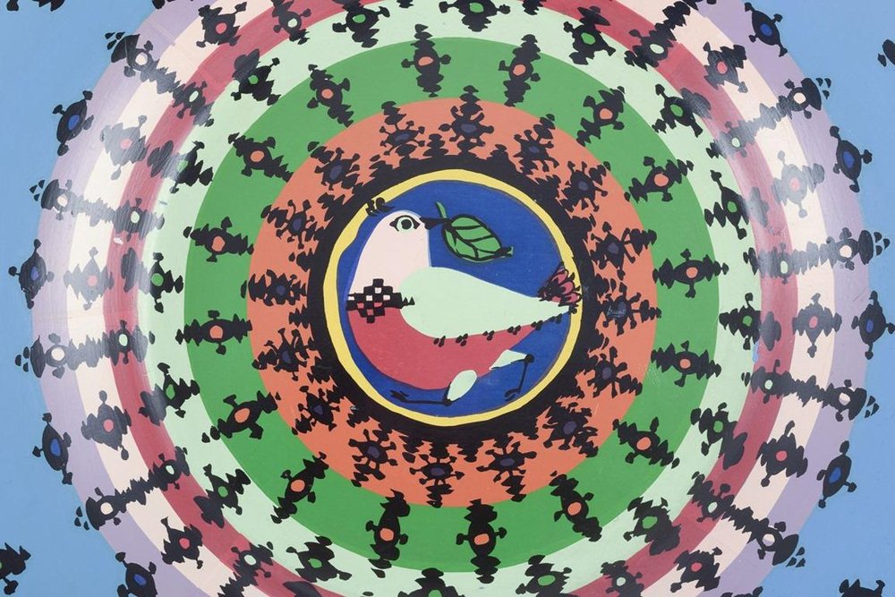 Large Papier-Mache Wall Decor by Bjørn Wiinblad for Illums Bolighus ...