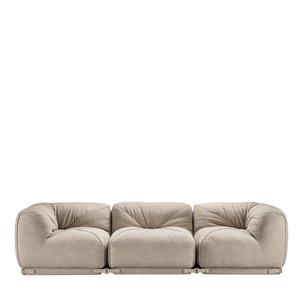 Leisure Beige Modular Sofa by Lorenza Bozzoli, Set of 3 for sale at Pamono