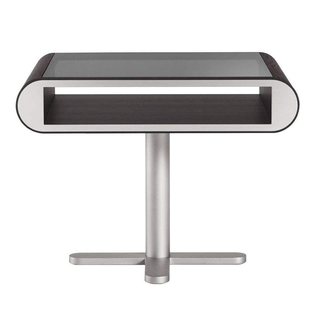 Ufo Grey Wood Side Table by Lorenza Bozzoli for sale at Pamono