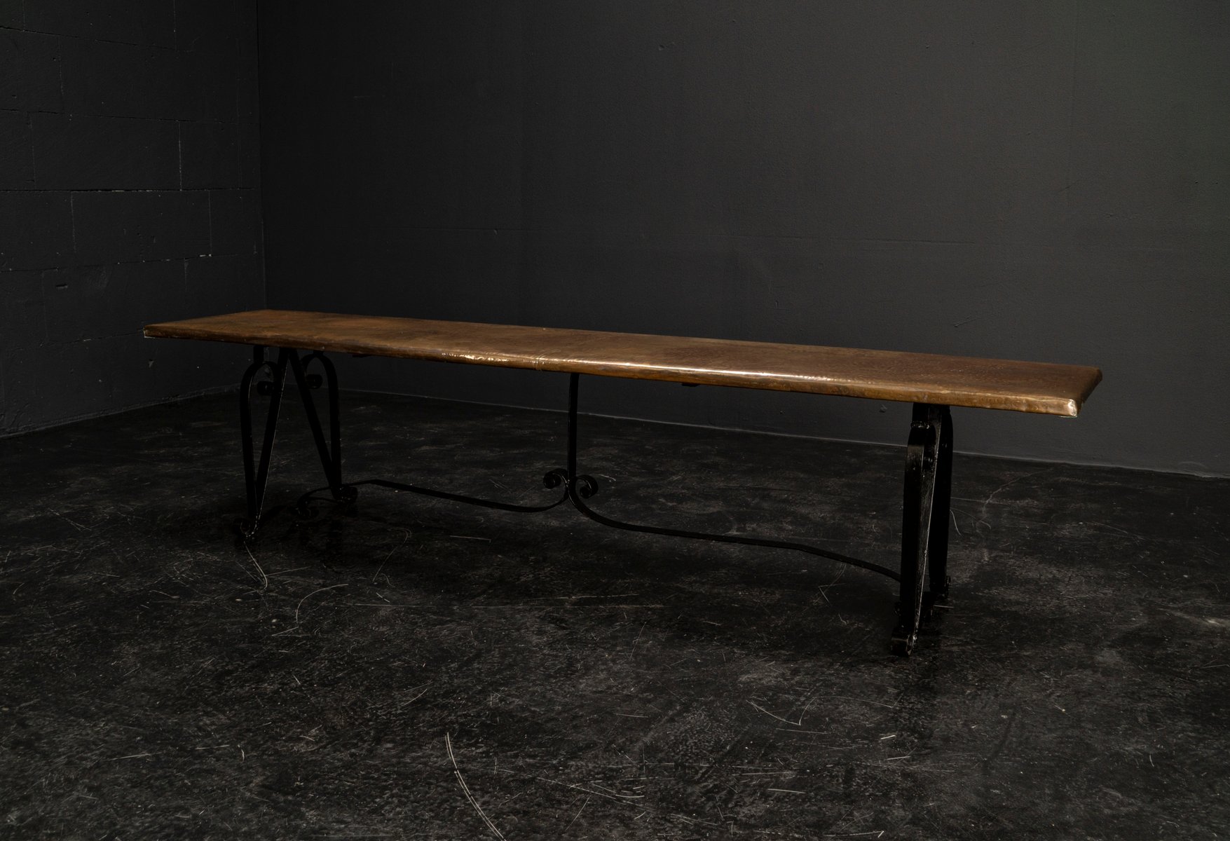 Handcrafted Copper-Clad Bench, 1920s for sale at Pamono