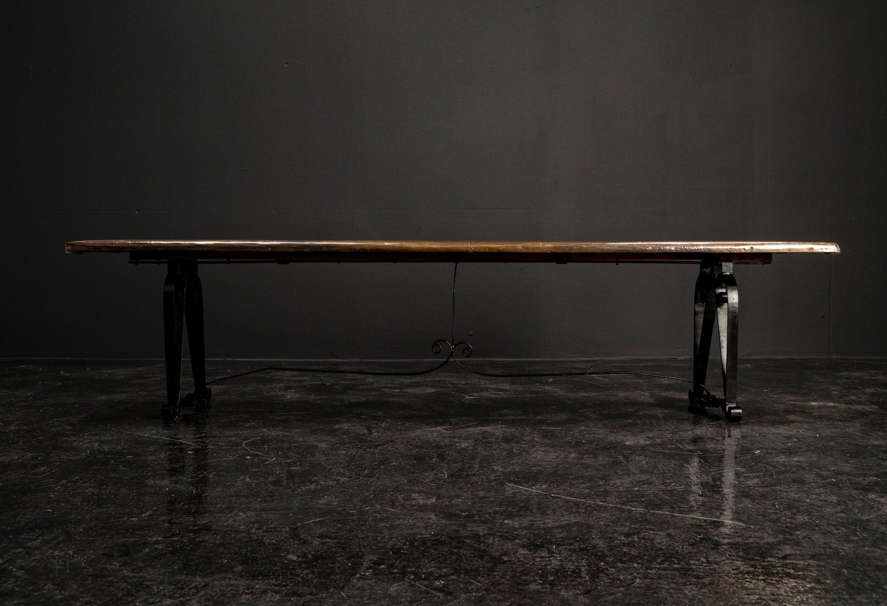 Handcrafted Copper-Clad Bench, 1920s for sale at Pamono