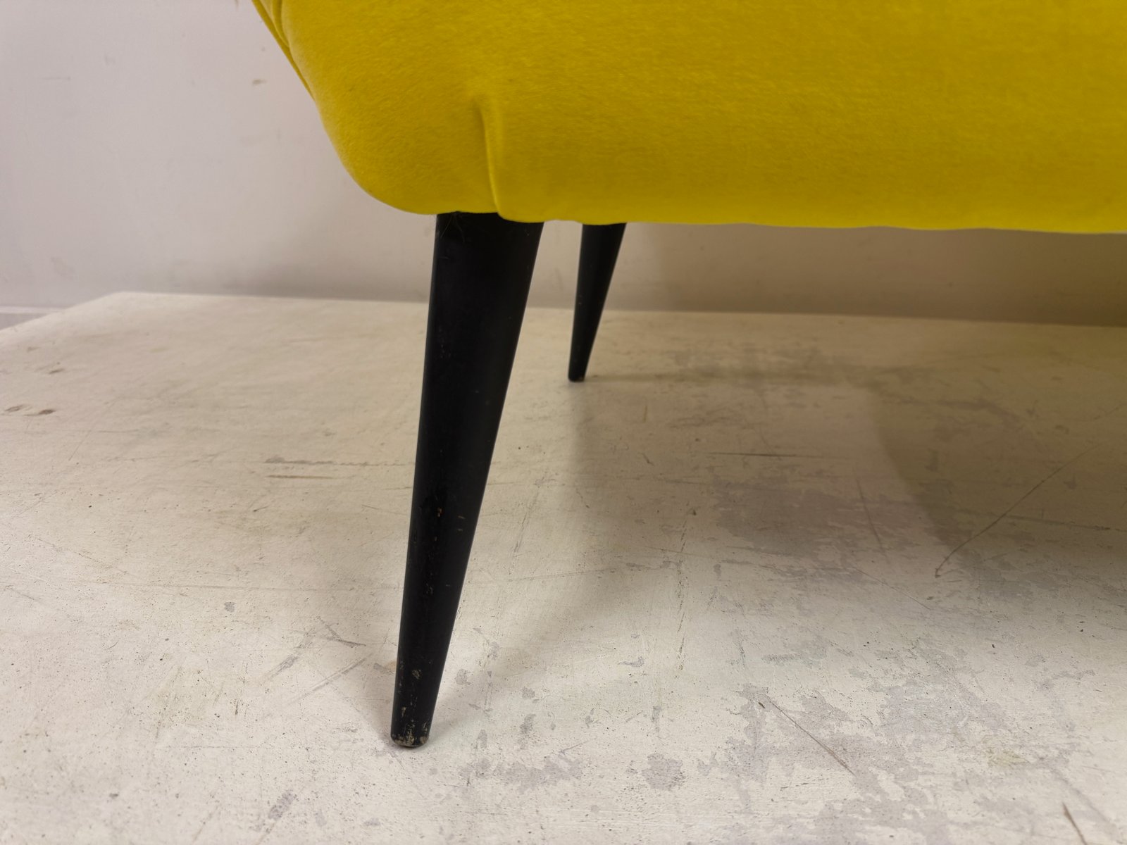 Vintage Italian Sofa with Matching Stool, 1950s, Set of 2 for sale at ...