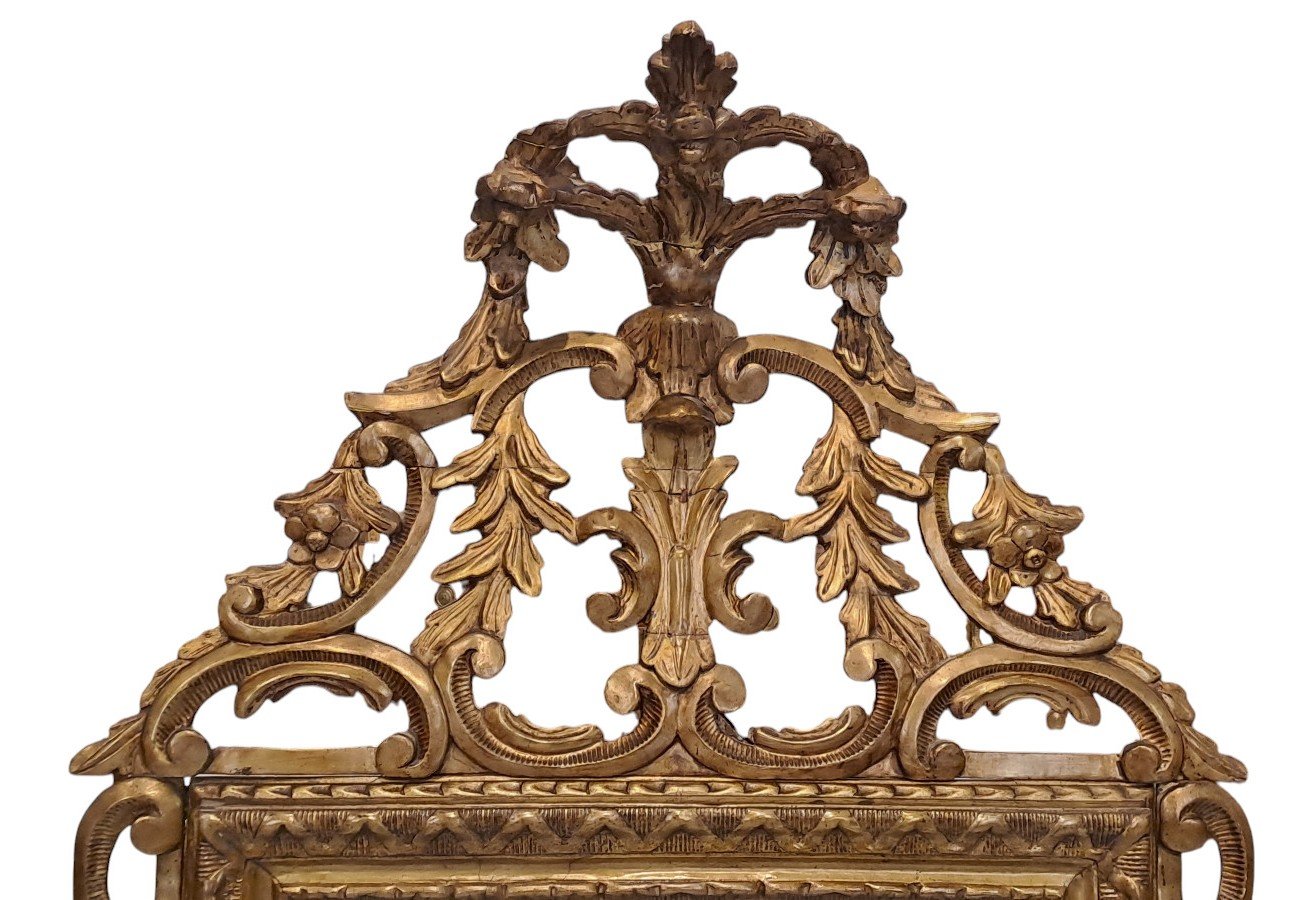Antique Gilded Mecca Mirror, 1700s for sale at Pamono