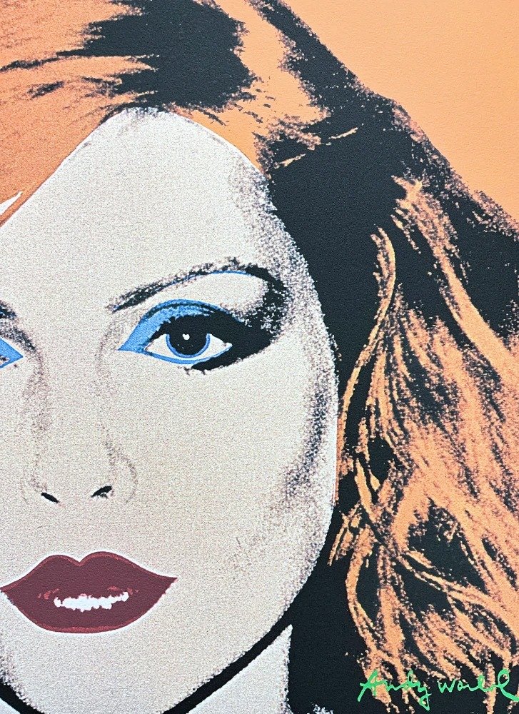 After Andy Warhol, Debbie Harry Orange, 1980s, Print for sale at Pamono