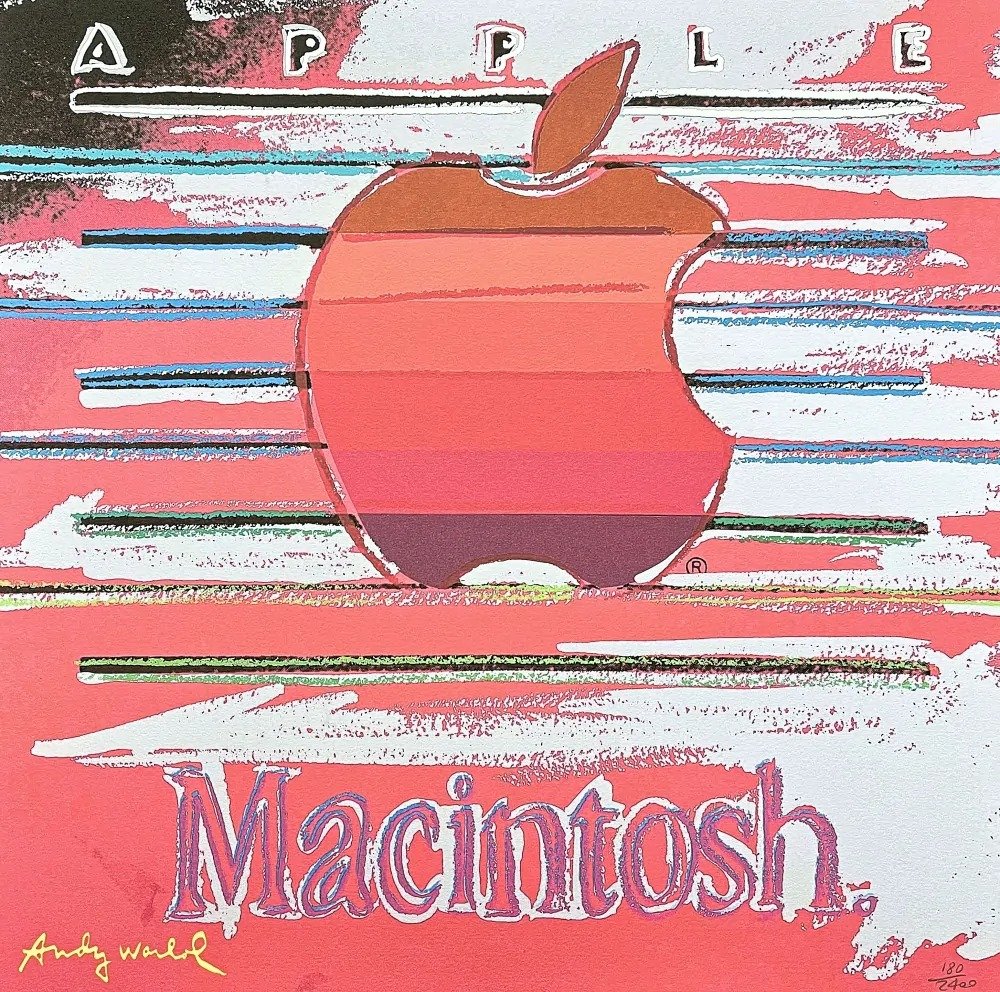 After Andy Warhol, Apple Red, 1980s, Print for sale at Pamono